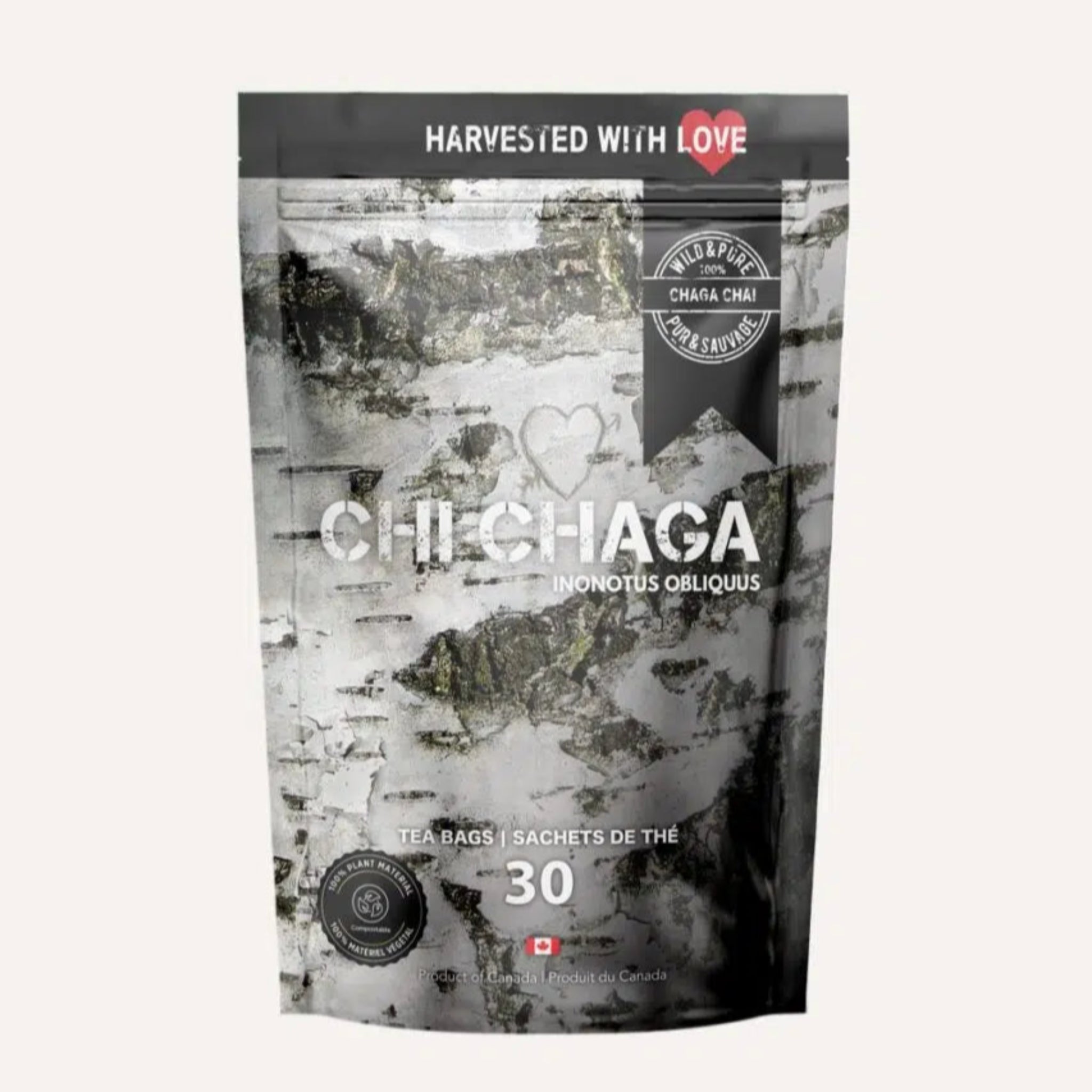 Sachets De Thé Chaga Chai (30 Pcs) – Aventures Tropicales